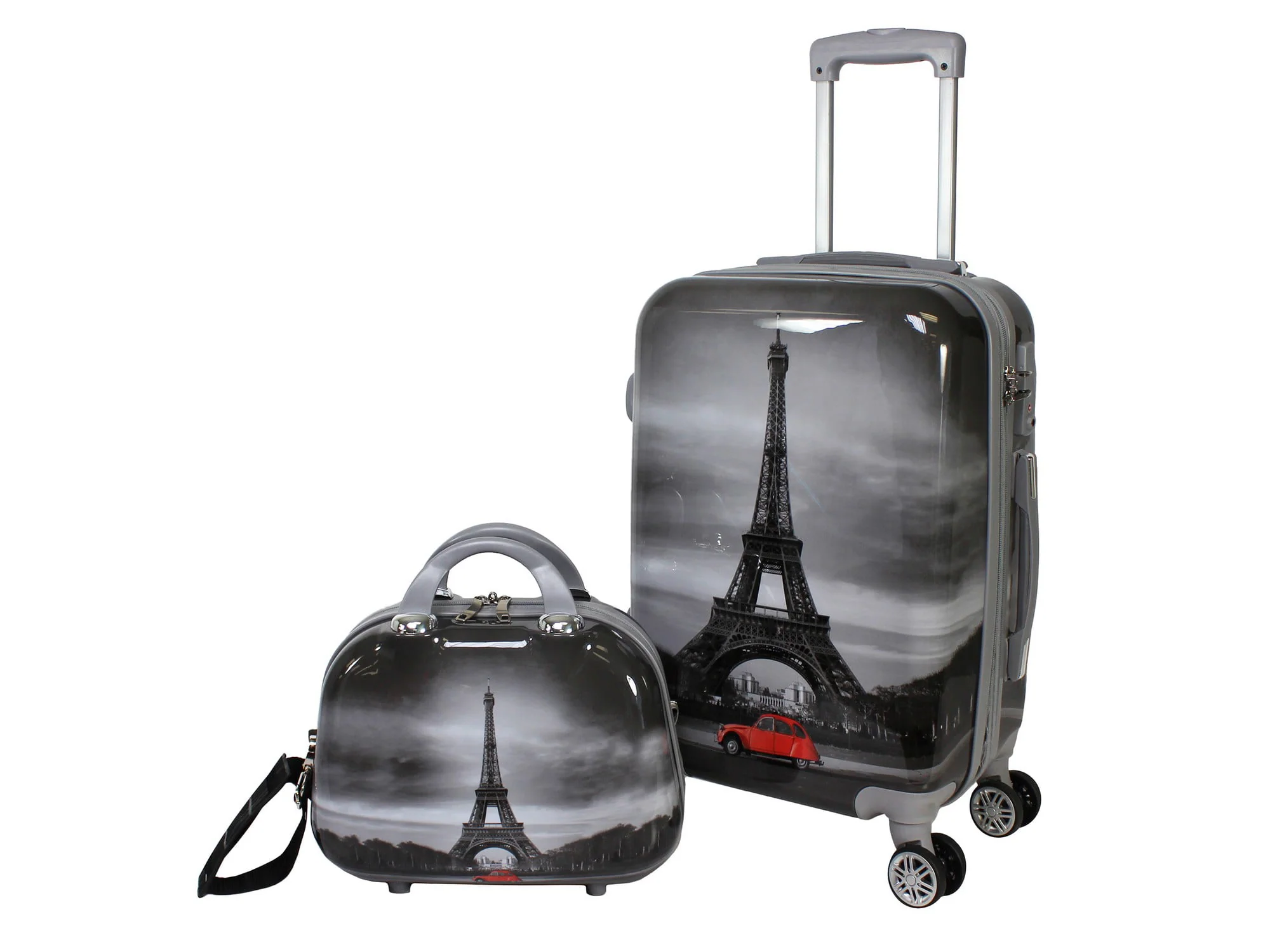 Destination 2 Piece Carry-on Hardside Spinner Luggage Set