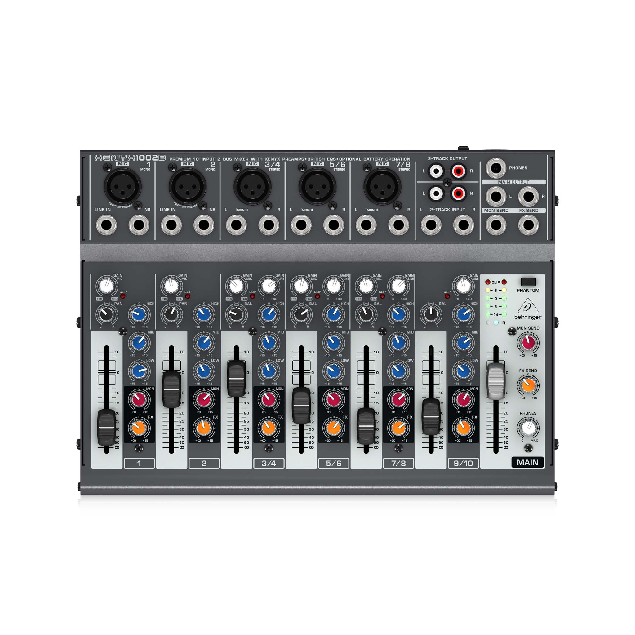 Behringer 1002B Xenyx 10Channel Analog Mixer