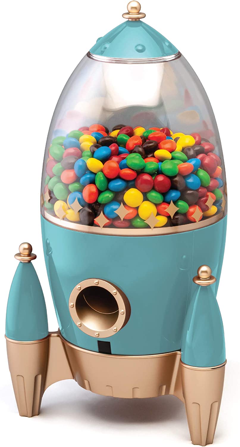 FAO Schwarz Rocket Candy Dispenser Automatic Gumball Machine for Kids ...