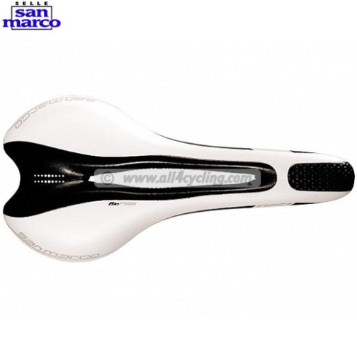 Discount San Marco Era Dynamic Open Saddle – White Online Store 135mm