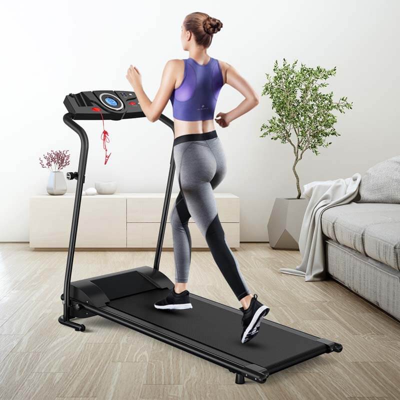 Folding Treadmill 1HP Electric Motorized Portable Running Walking ...