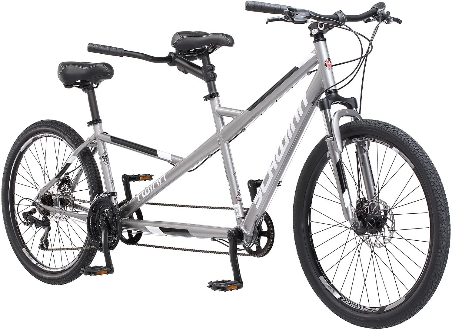 Schwinn Twinn Classic Tandem Adult Beach Cruiser Bike Double Seater ...