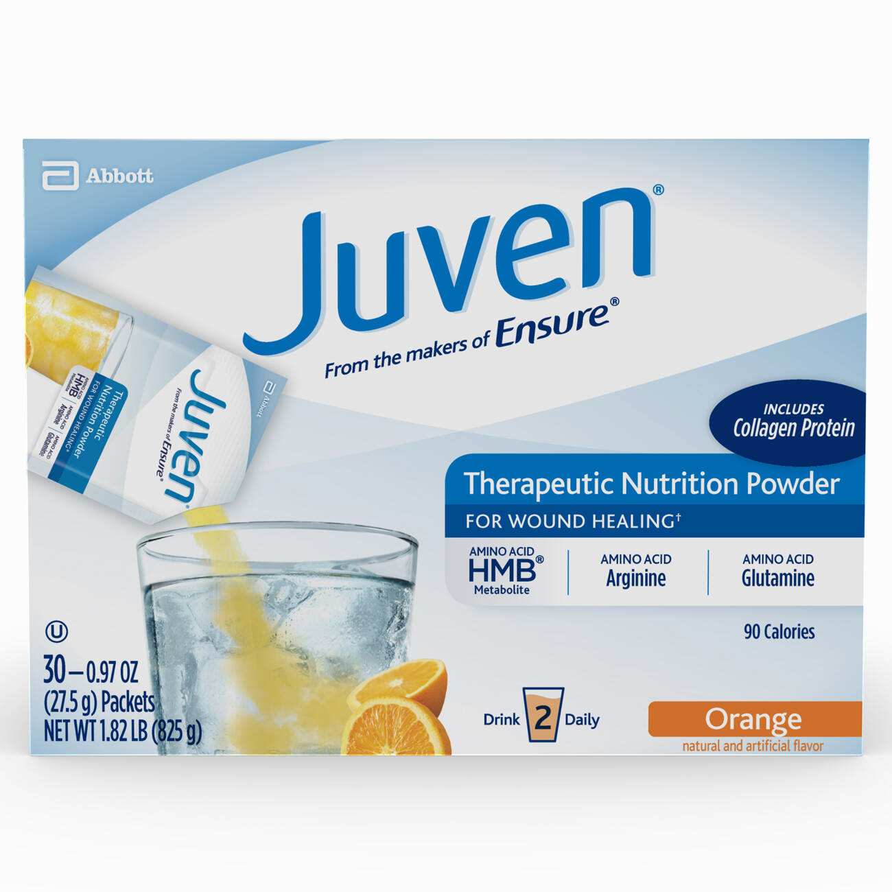 Juven Therapeutic Nutrition Drink Powder for Wound Healing Includes ...