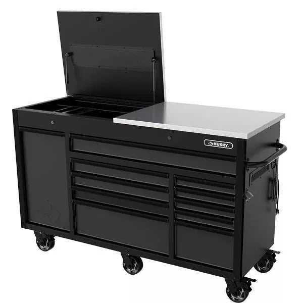 Husky 63 in W 11Drawer Tool Chest Mobile Workbench