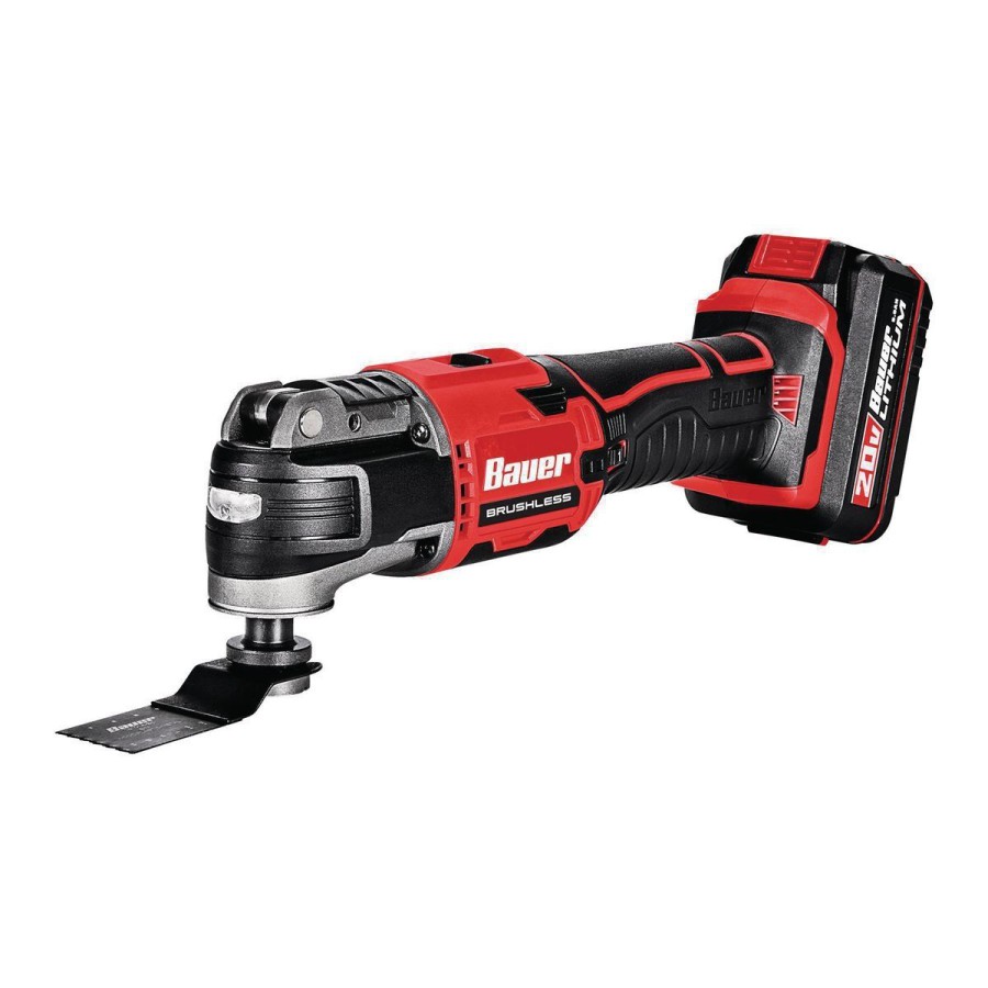 Sale BAUER 20V Brushless Cordless Variable Speed Oscillating Multi-Tool – Tool Only