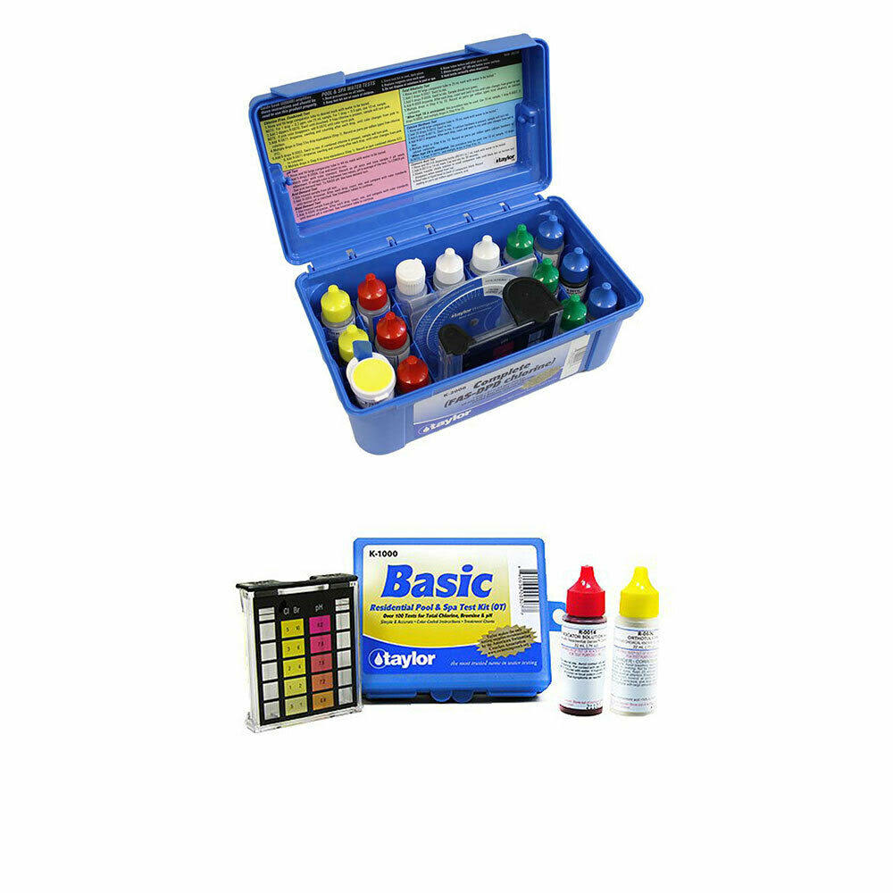 Taylor C K2006 Complete Swimming Pool Chlorine Test Kit w Additional ...