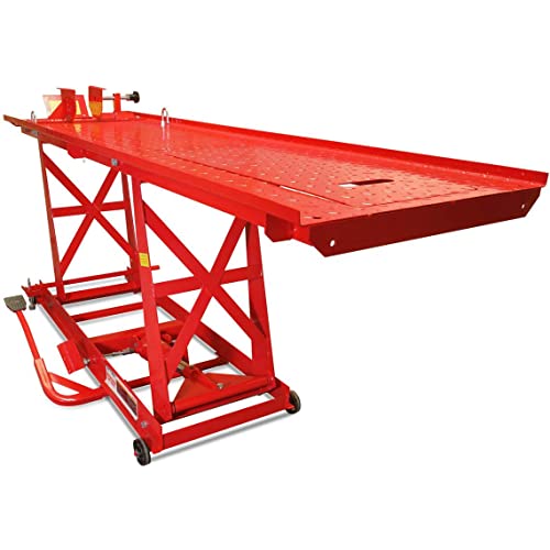 Titan Ramps Hydraulic Motorcycle Lift for Mechanics Workshops and Homes