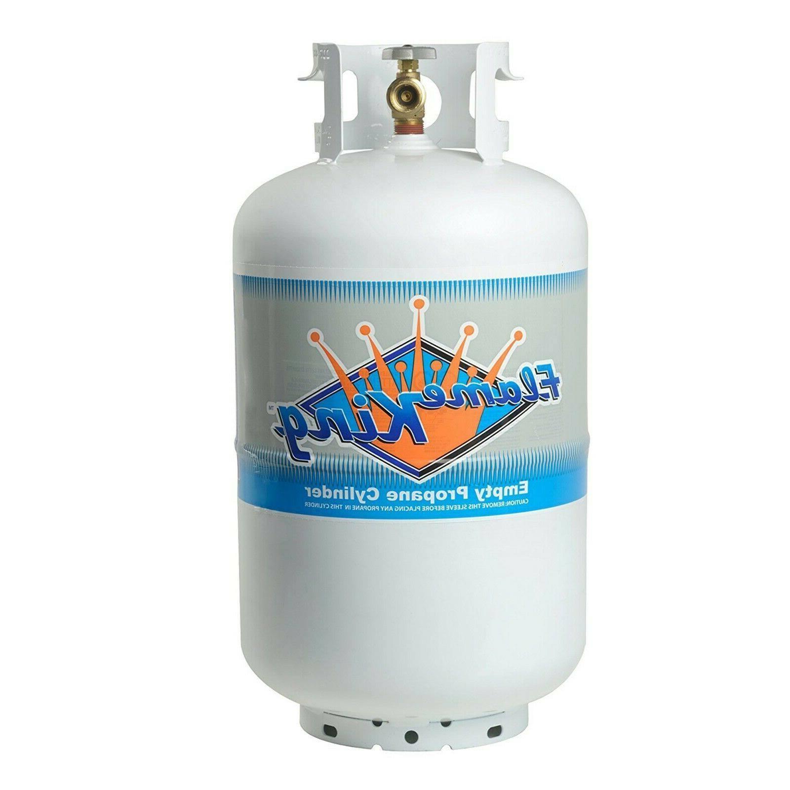 30 Empty Propane Cylinder with Overfill Protection Device Valve
