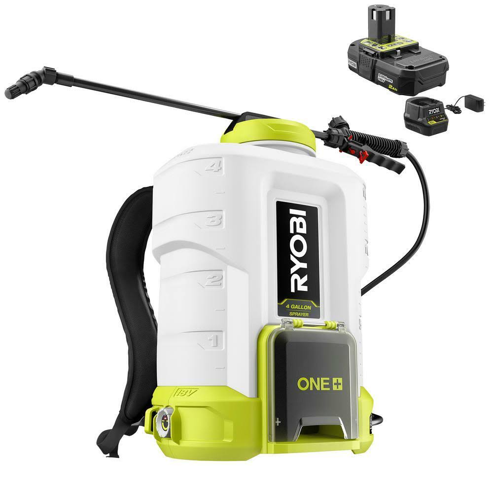 Ryobi P2860 One 18V LithiumIon Cordless 4 gal Battery Backpack Chemical ...