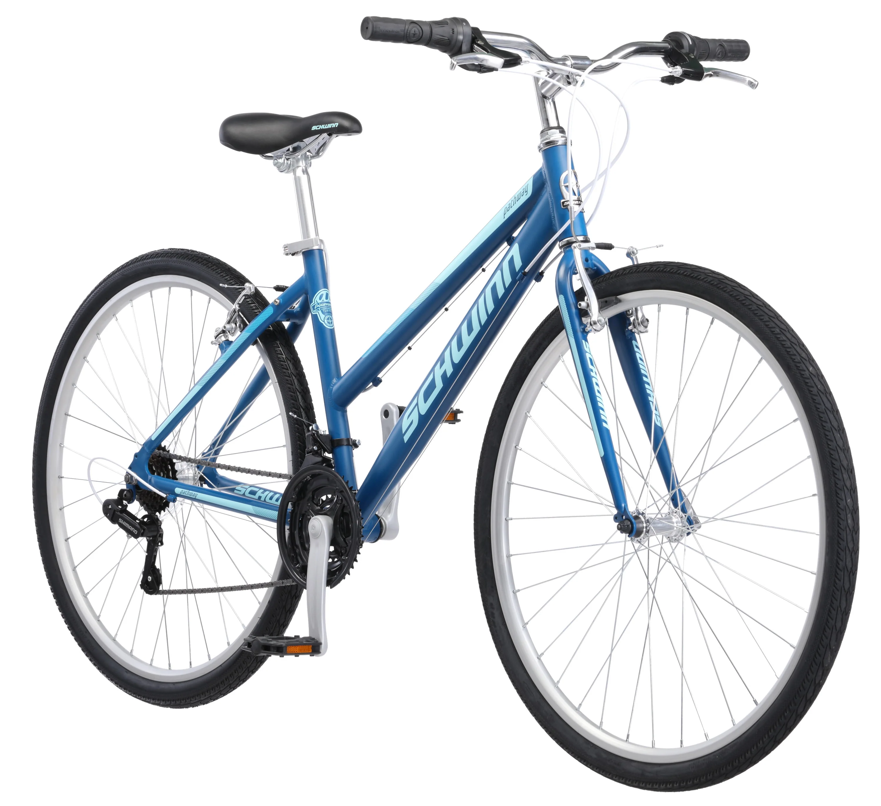 Schwinn Pathway Multi-Use Bike, 700c wheels, 18 speeds, womens frame ...