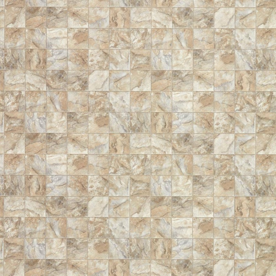 Clearance Neutral Square Slate Stone Residential Vinyl Sheet Flooring ...