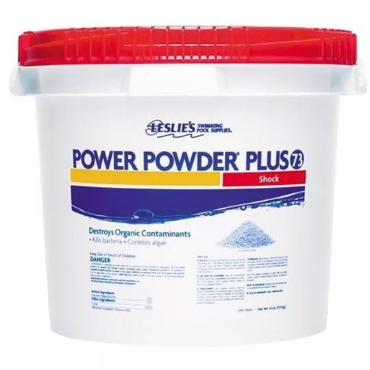POWER POWDER PLUS 73 CALCIUM HYPOCHLORITE POOL SHOCK 8211 25 LBS