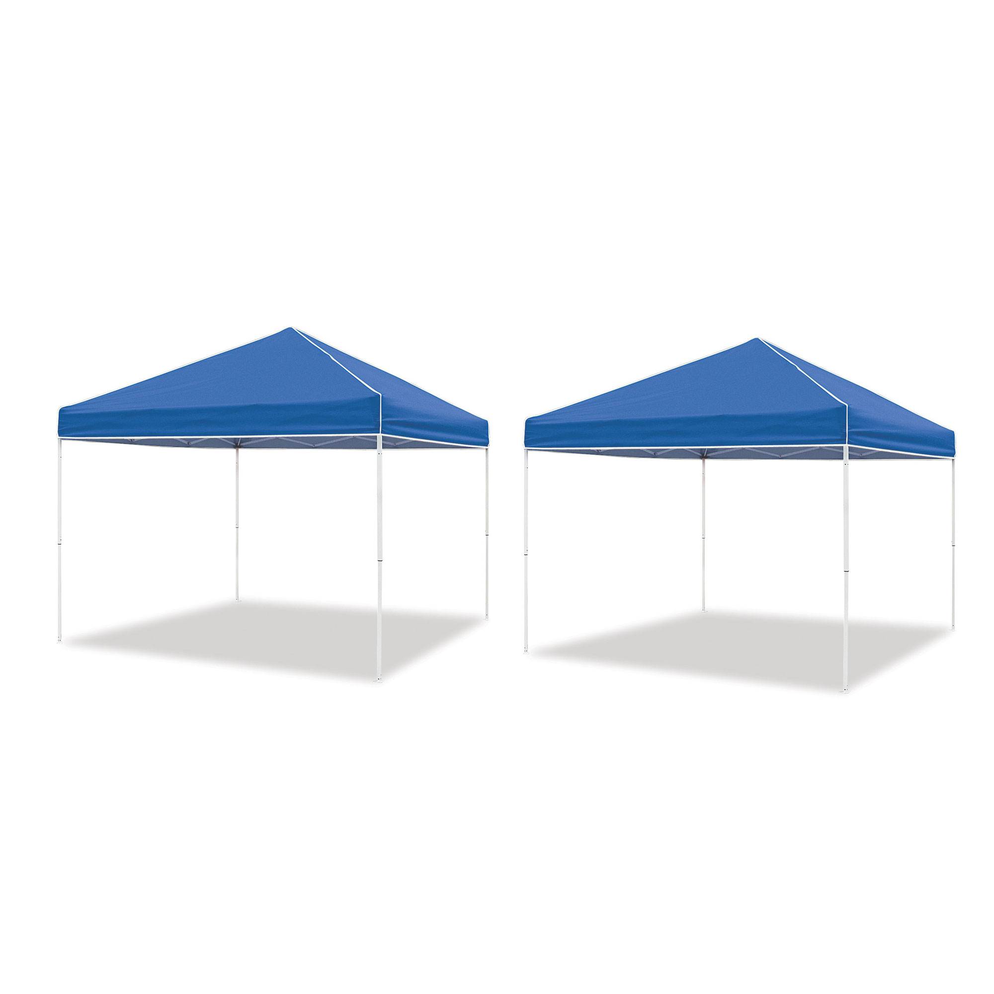 Z-Shade 10 x 10 Foot Everest Instant Canopy Outdoor Patio Shelter, Blue ...