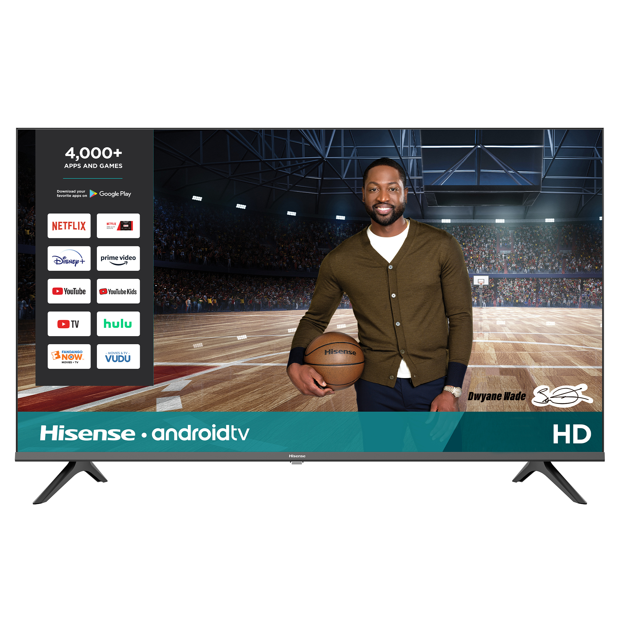 Hisense 32" Class HD 720p LCD Android Smart TV H55 Series H5500G ...