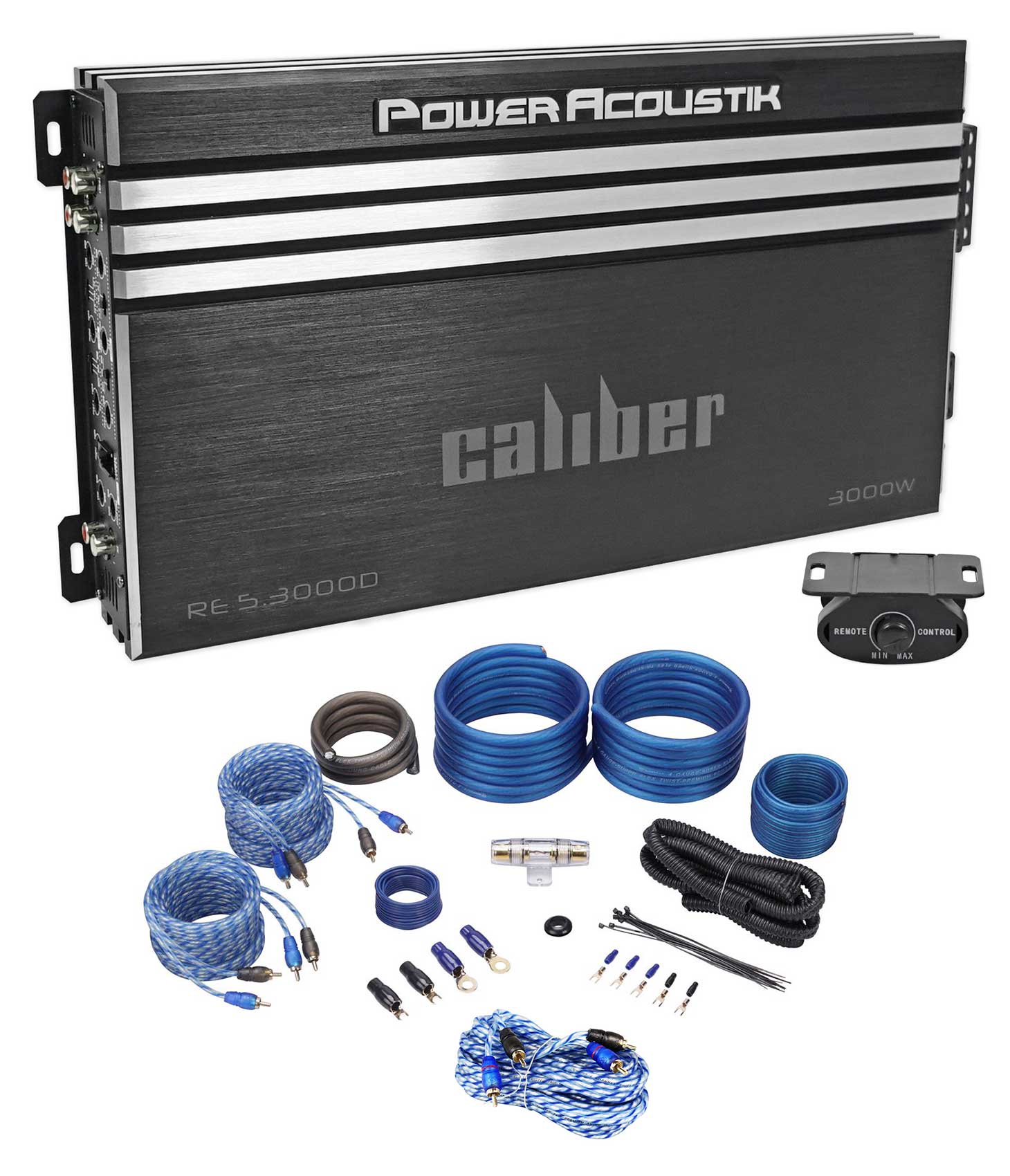 Power Acoustik RE5-3000D 3000w 5-Channel Car Audio Amplifier Class A/B ...