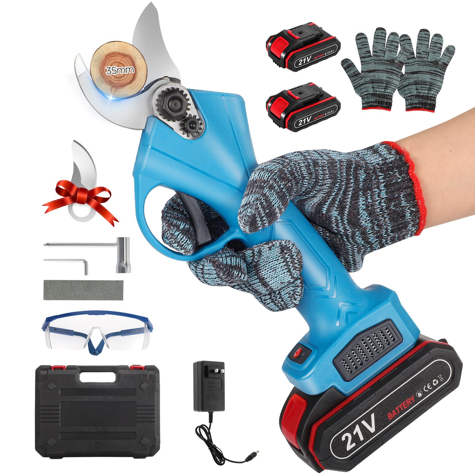 Doulami Electric Pruning Shears 1.38inch Cutting Diameter Professional ...