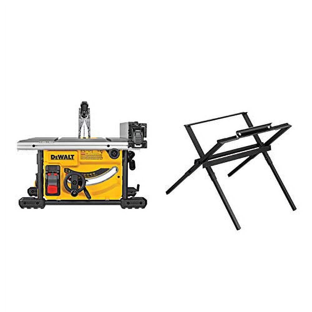 DeWalt DWE7485WS 15Ah Corded 8 1/4" Compact Jobsite Table Saw w/ Table ...