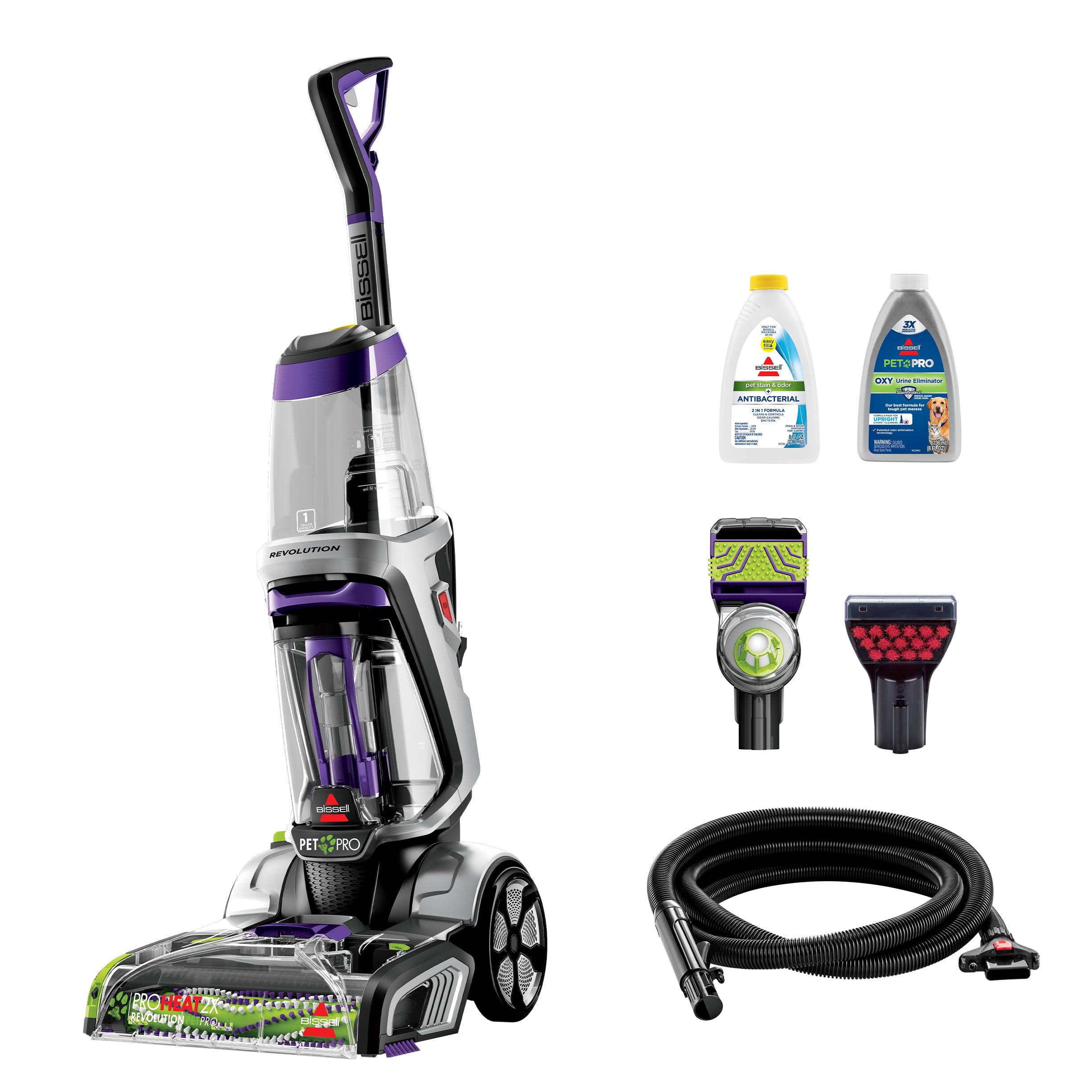 BISSELL ProHeat 2X Revolution Pet Pro Plus Upright Deep Cleaner 3588F ...