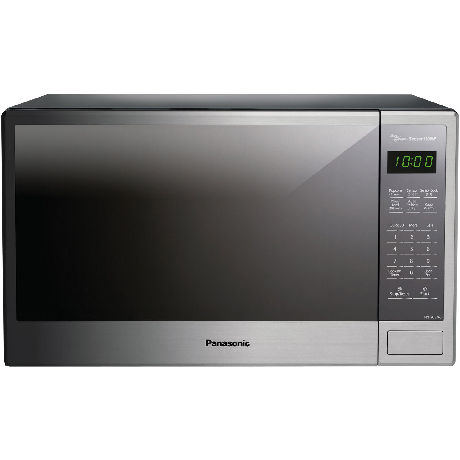 Panasonic Genius Sensor 1.3-Cu. Ft. 1100W Countertop Microwave Oven in ...