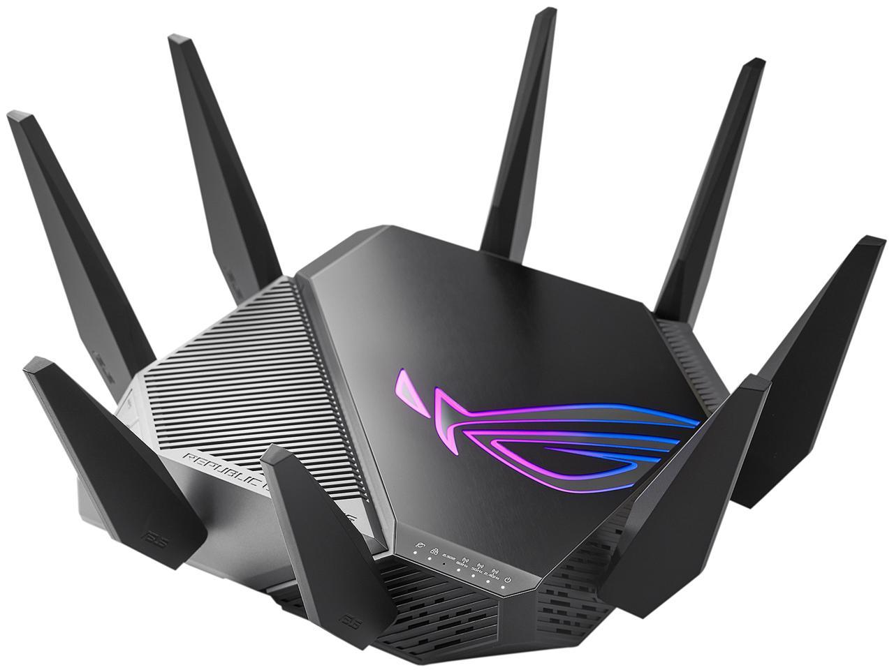 Asus ROG Rapture GT-AXE11000 Wi-Fi 6 IEEE 802.11ax Ethernet Wireless ...