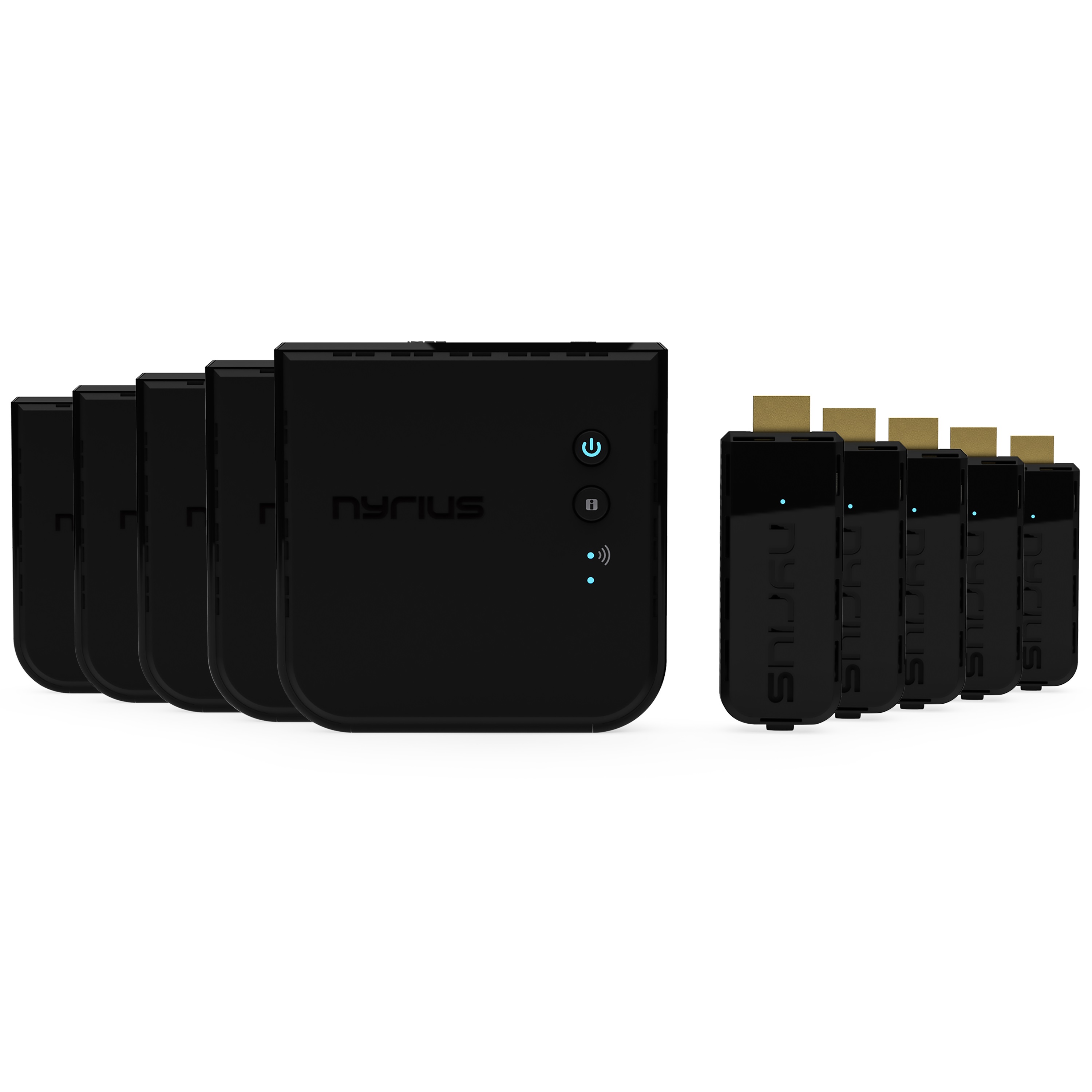 Nyrius ARIES Prime Wireless HDMI Transmitter & Receiver System - 5 Pack ...