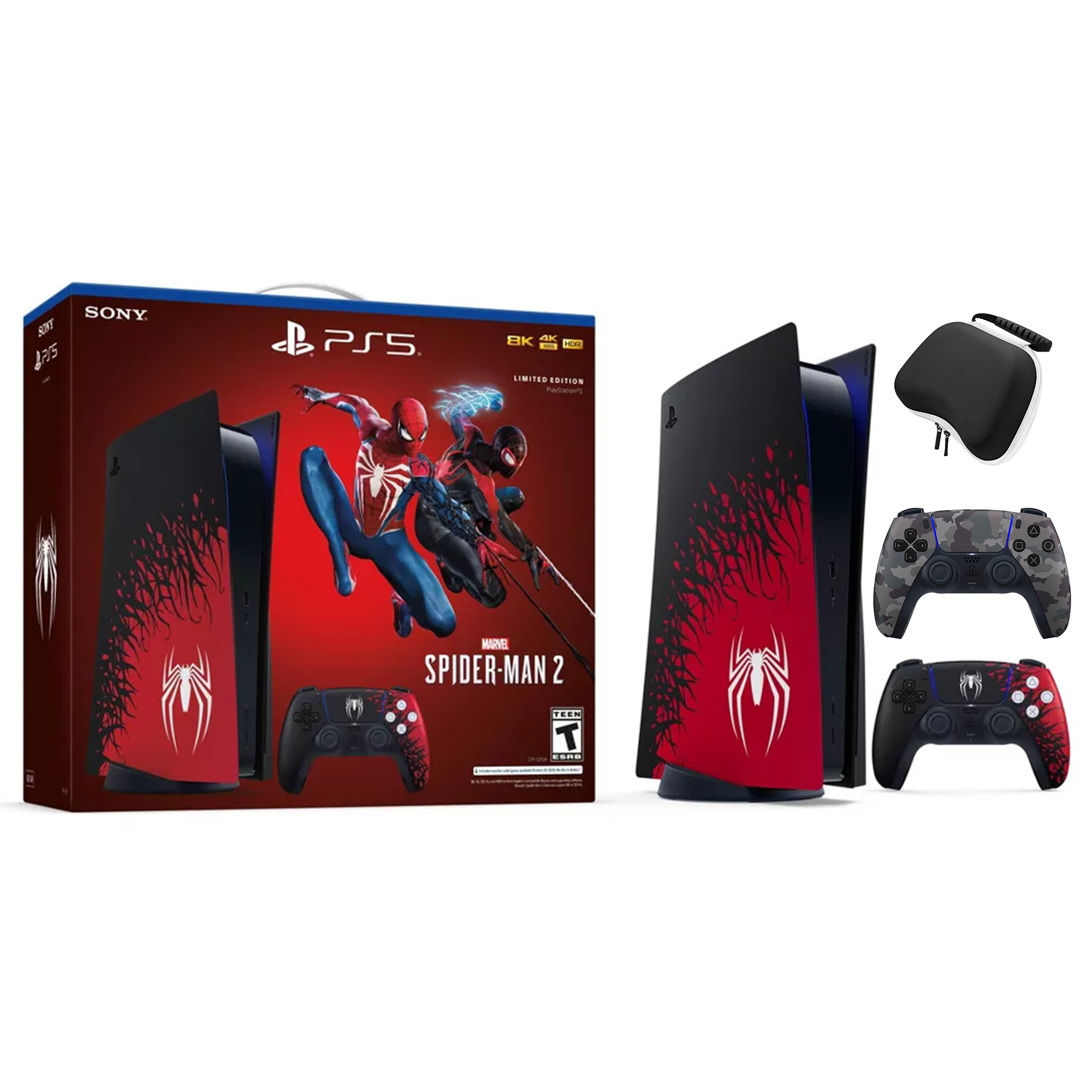 PlayStation 5 Disc Edition Marvel's Spider-Man 2 Limited Bundle with ...