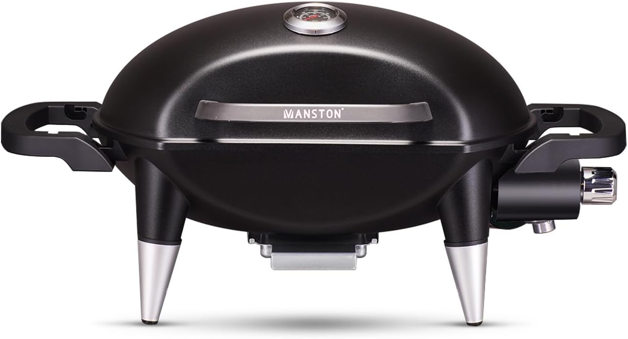 VANSTON 10000BTU Propane Gas Grill, Single Burner BBQ Grill with Built ...