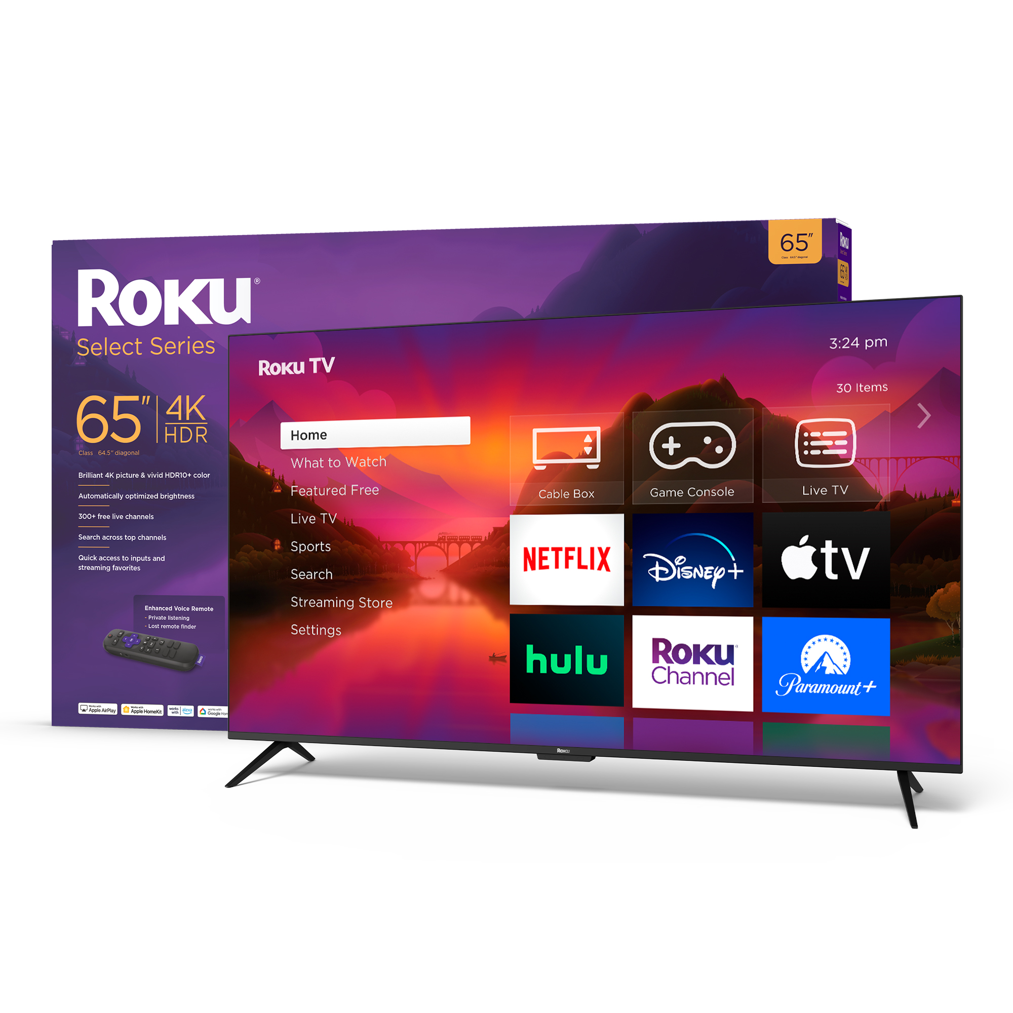 Roku - 65" Select Series 4K TV - Texas Outlet