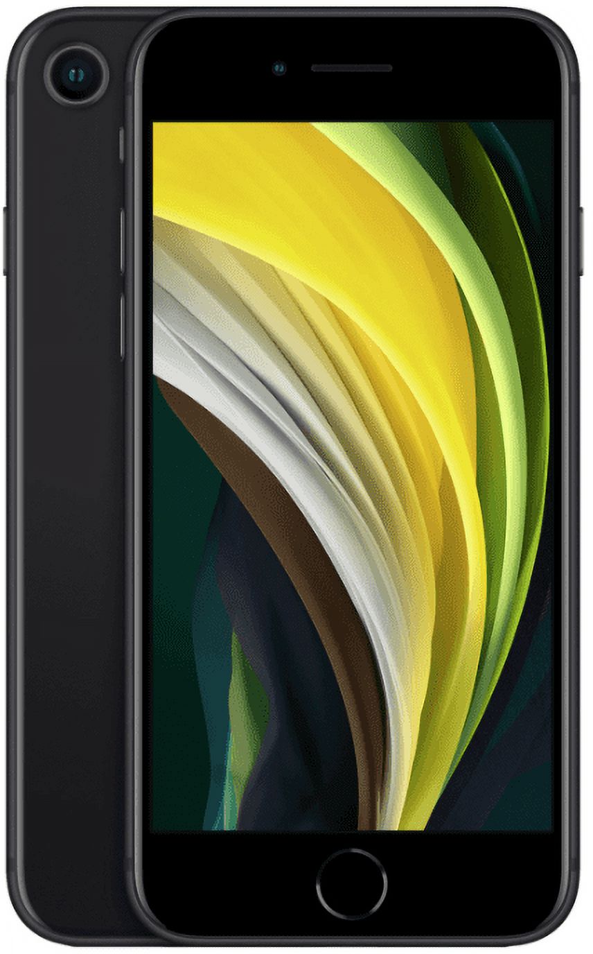 Restored iPhone SE (2nd Gen.) Straight Talk 64GB Black - Texas Outlet