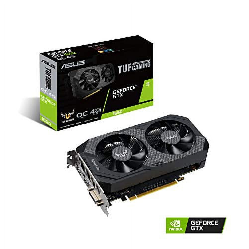 ASUS TUF Gaming NVIDIA GeForce GTX 1650 OC Edition Graphics Card (PCIe ...
