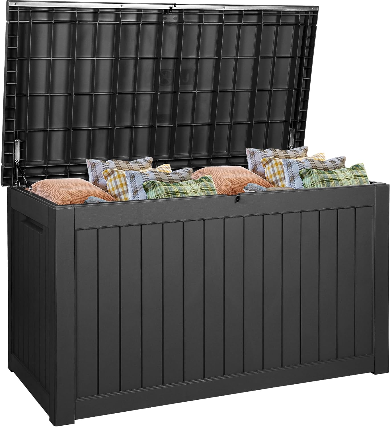 XXL 230 Gallon Deck Box, Extra Large Outdoor Storage Box For Gardening ...