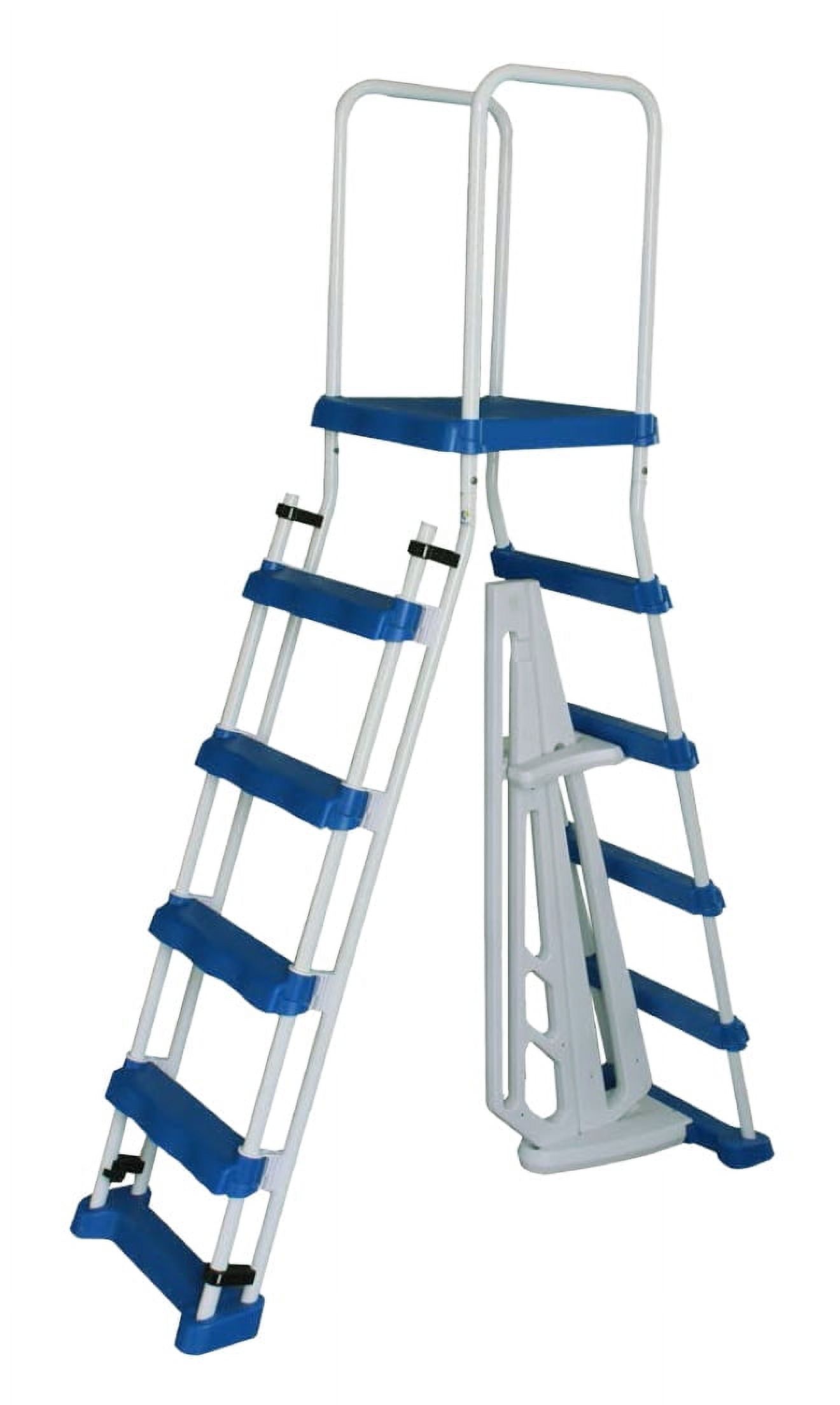 Aqua Select A-Frame Swimming Pool Ladder with Removable Steps for Pools ...