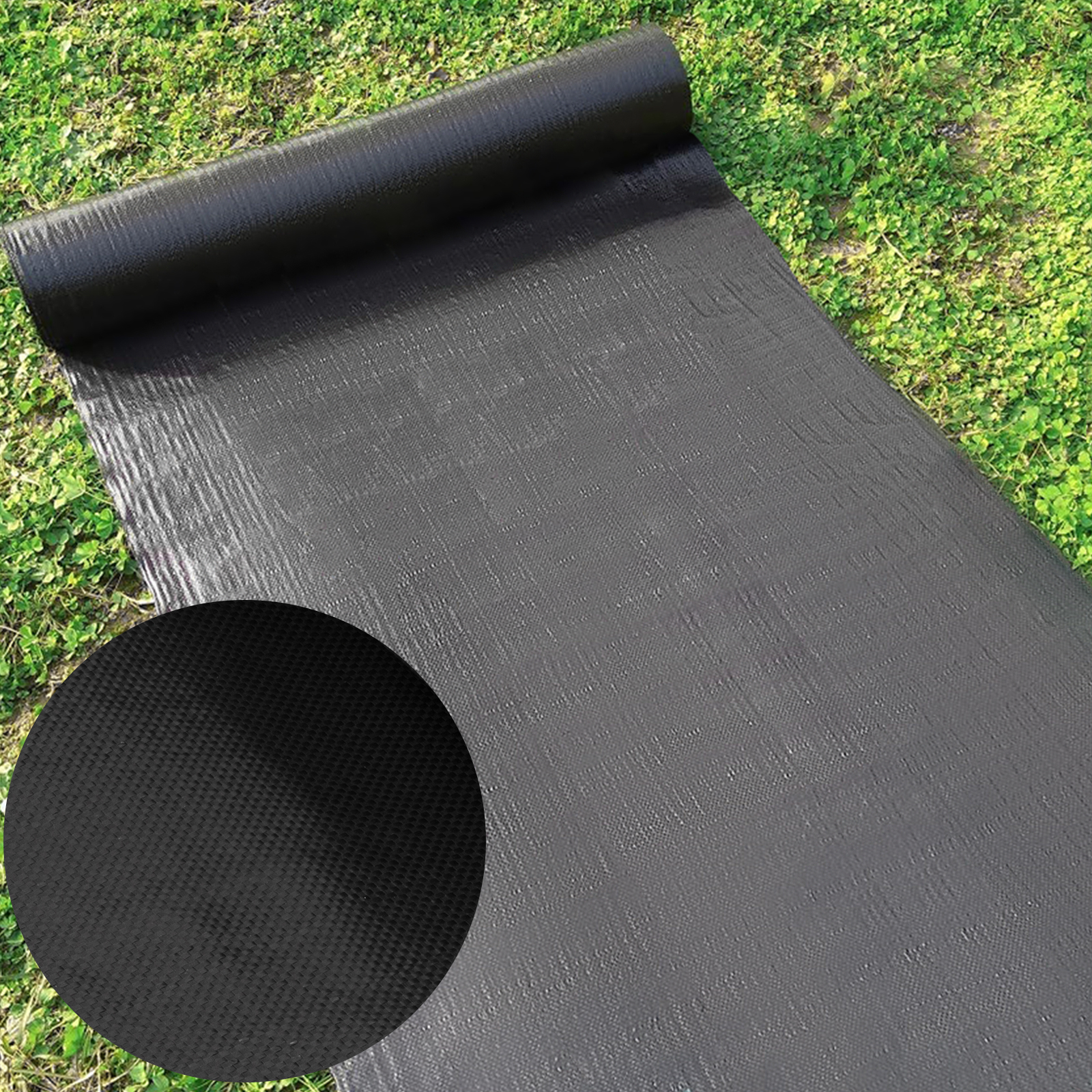 VEVOR Weed Membrane Landscape Fabric 6ft x 300ft - Geo Textile Fabric ...