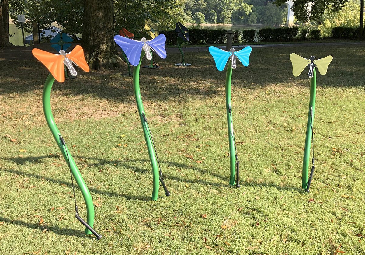 Butterflies Outdoor Musical Park Instrument - Freenotes Harmony Park ...