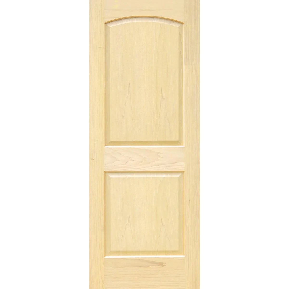 Poplar Interior Door Slab (2 Panel Archtop) - Texas Outlet