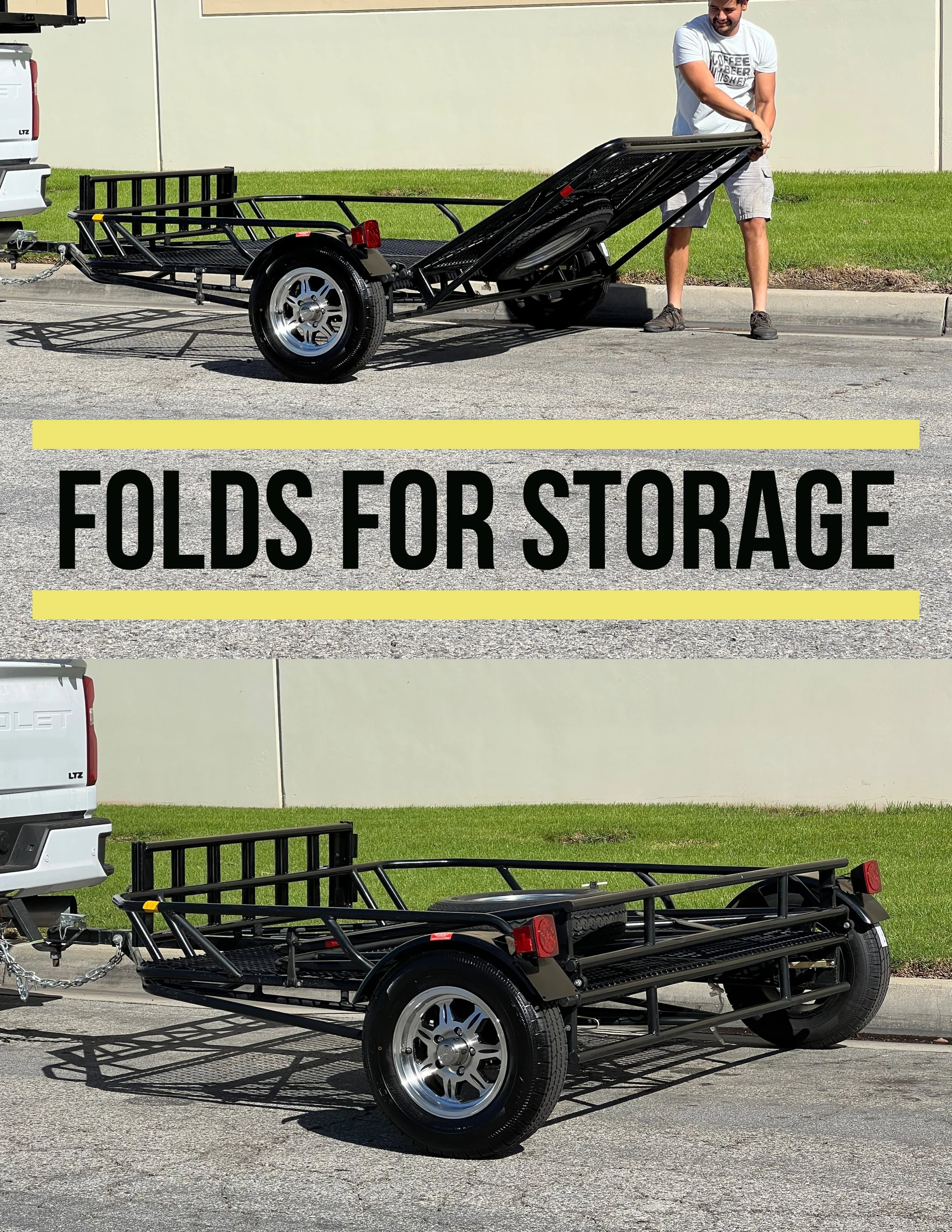 6'x9' Utility Foldable Trailer - Walmart Texas