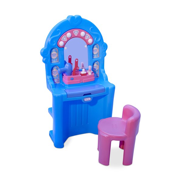 Little Tikes Ice Princess Magic Mirror Toy Vanity Table And Chair With ...