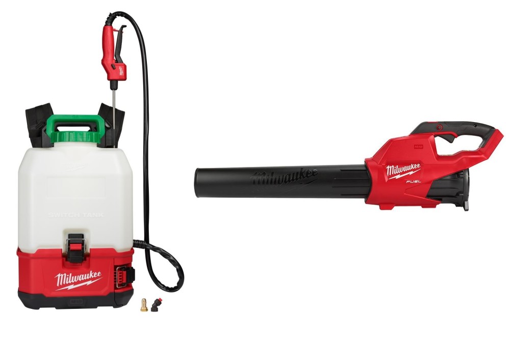 Milwaukee M18 SWITCH TANK Backpack Sprayer 4 Gallon and Gen II M18 ...