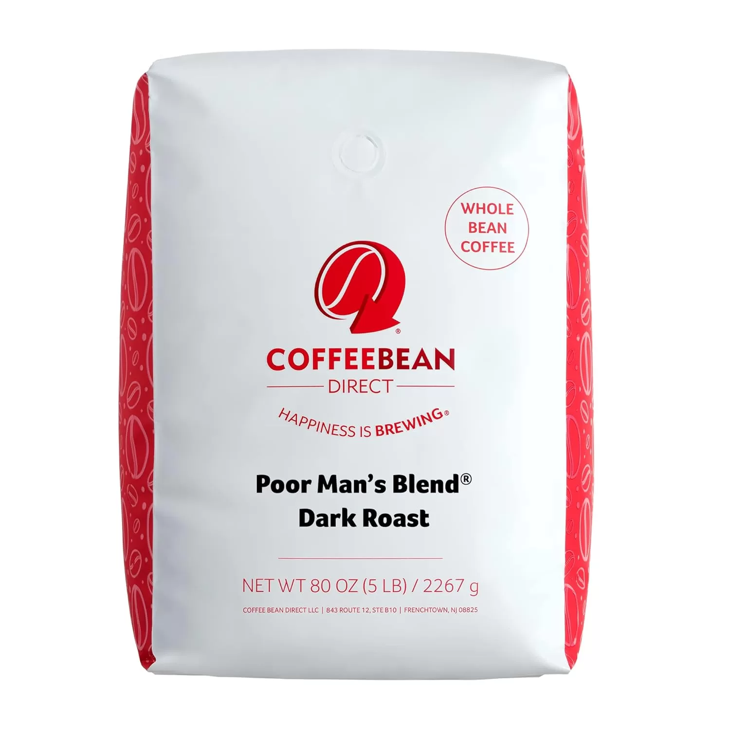 Coffee Bean Direct Poor Man’s Blend Dark Roast, Whole Bean Coffee 5 ...