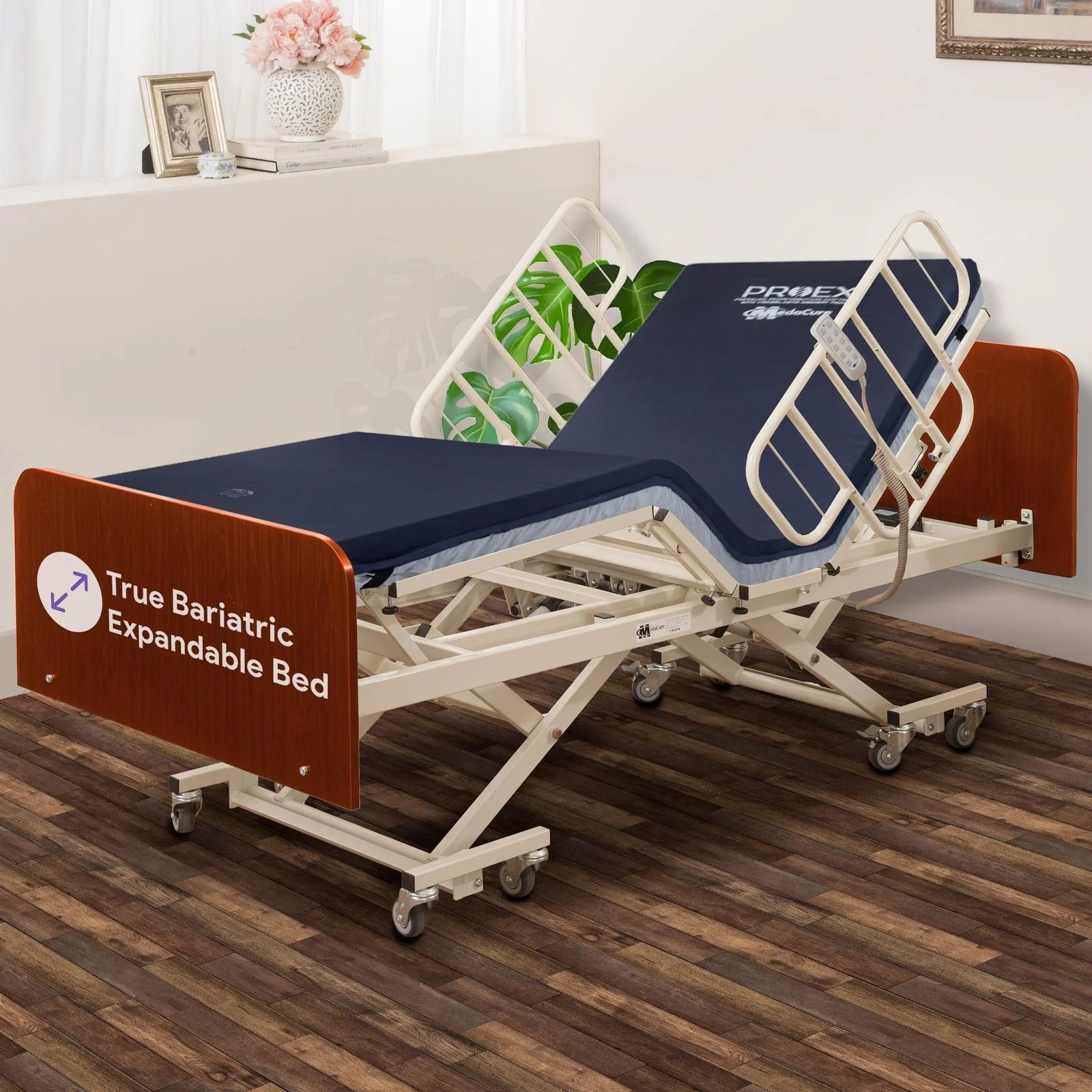 Medacure Adjustable Bariatric Hospital Bed - 750lbs Cap - Walmart Texas