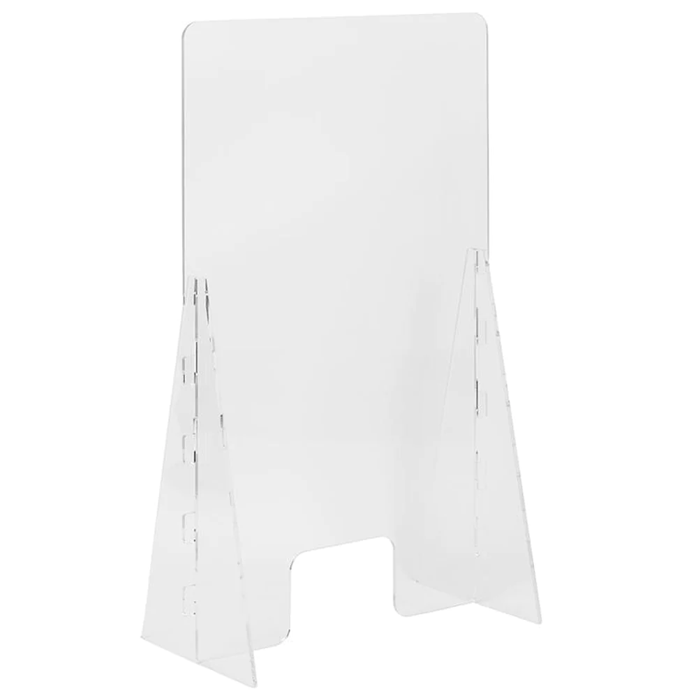 Acrylic Free-Standing Register Shield / Sneeze Guard - Walmart Texas