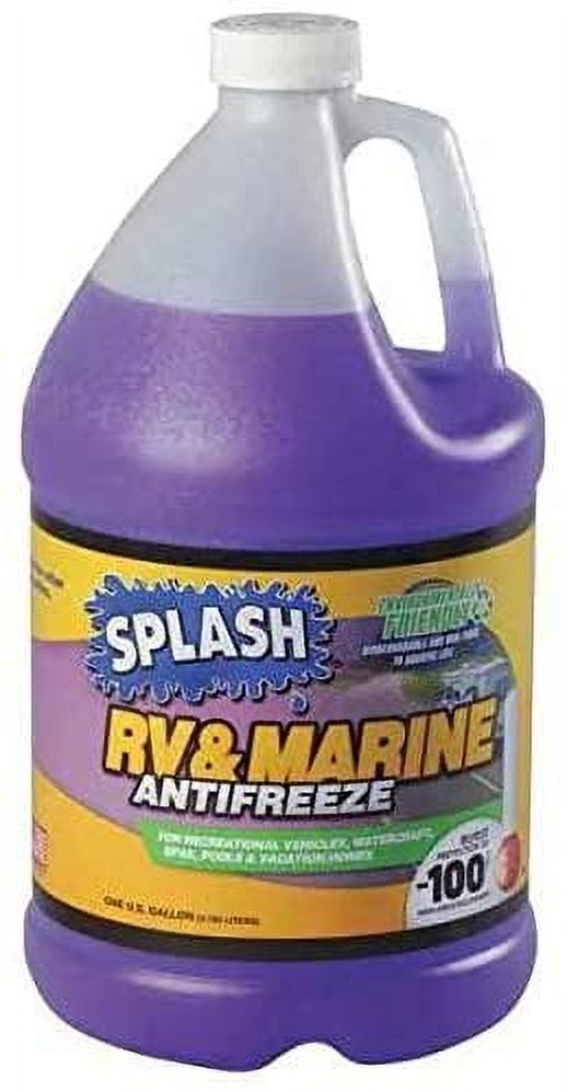 Splash Antifreeze Coolant, 1 gal, RTU (Premium RV/Marine Antifreeze ...