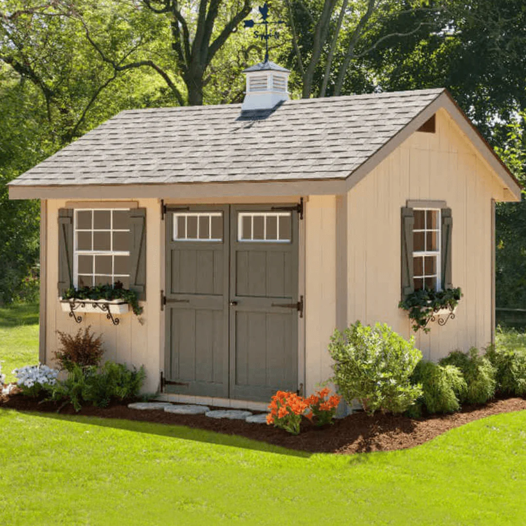 EZ-Fit Sheds Heritage Outdoor Garden Shed Kit - Walmart Texas