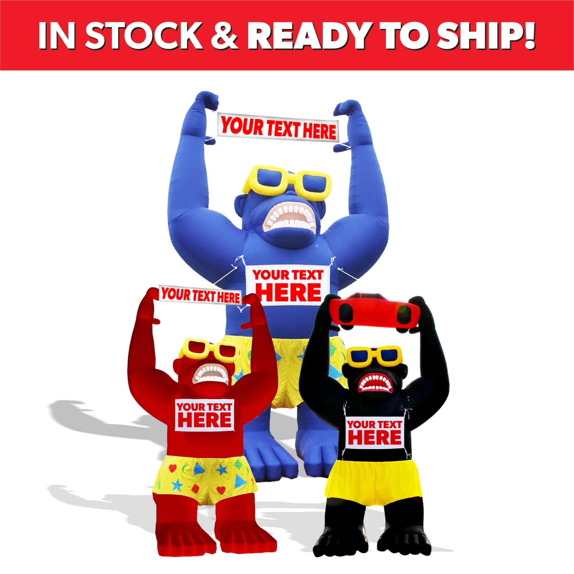 Giant Gorilla Inflatable - Walmart Texas