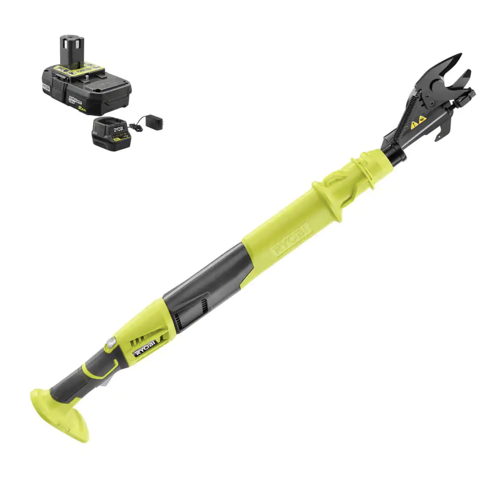 Ryobi One+ 18V Cordless Battery Lopper with 2.0 Ah Battery and Charger ...