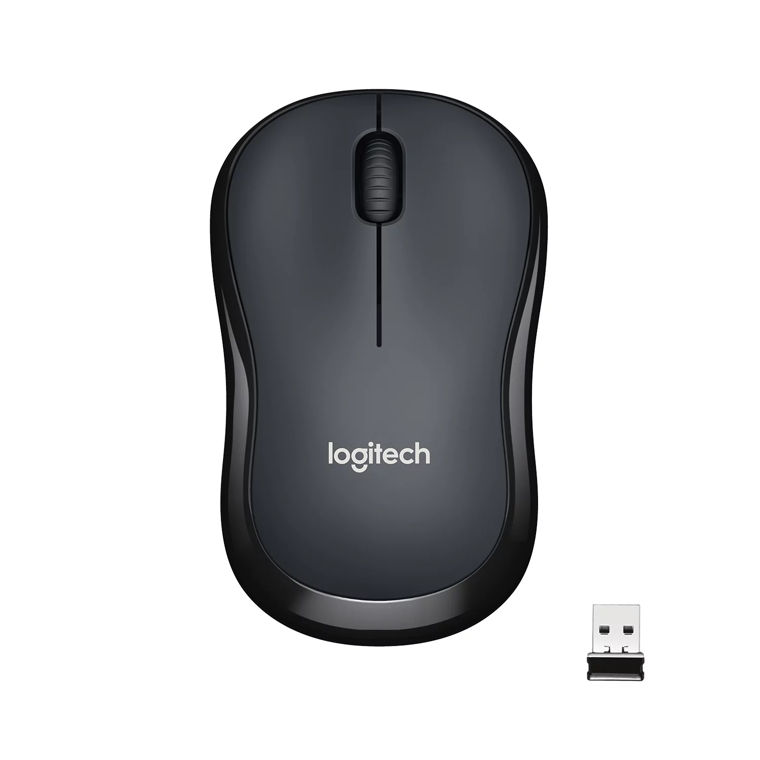 Restored Logitech Silent Wireless Mouse, 2.4 GHz with USB Receiver ...