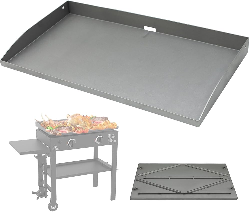 28 Inch Flat Top Griddle Replacement Top for Blackstone 2 Burner Flat ...