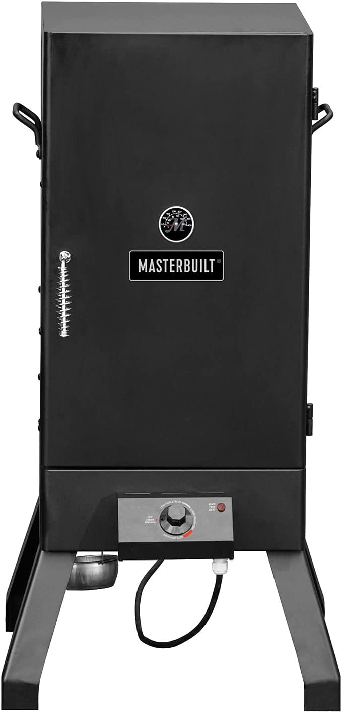 Masterbuilt MB20077618 Analog Electric Smoker with 2 Smoking Racks, 30 ...