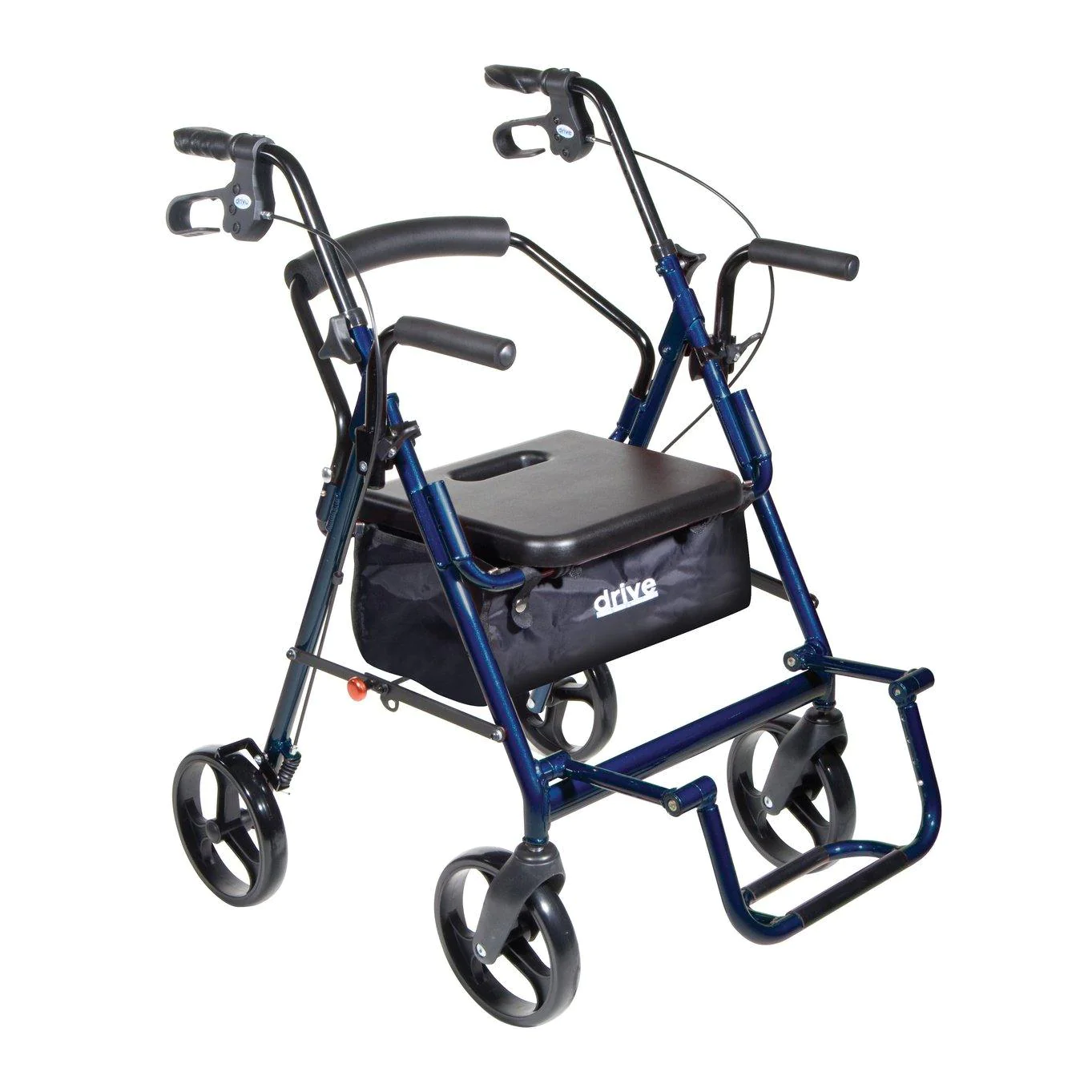 Duet Dual Function Transport Wheelchair Rollator Rolling Walker ...