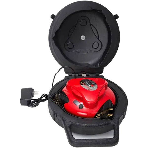 Grillbot Automatic Outdoor Grill Cleaning Robot with Carry Case Red ...
